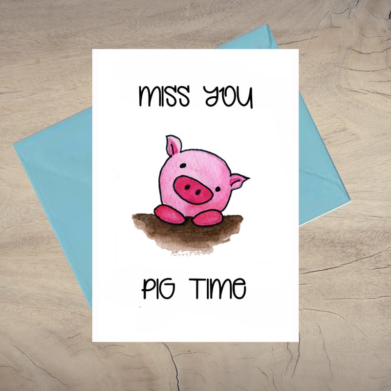 Miss You Friend Card - Etsy