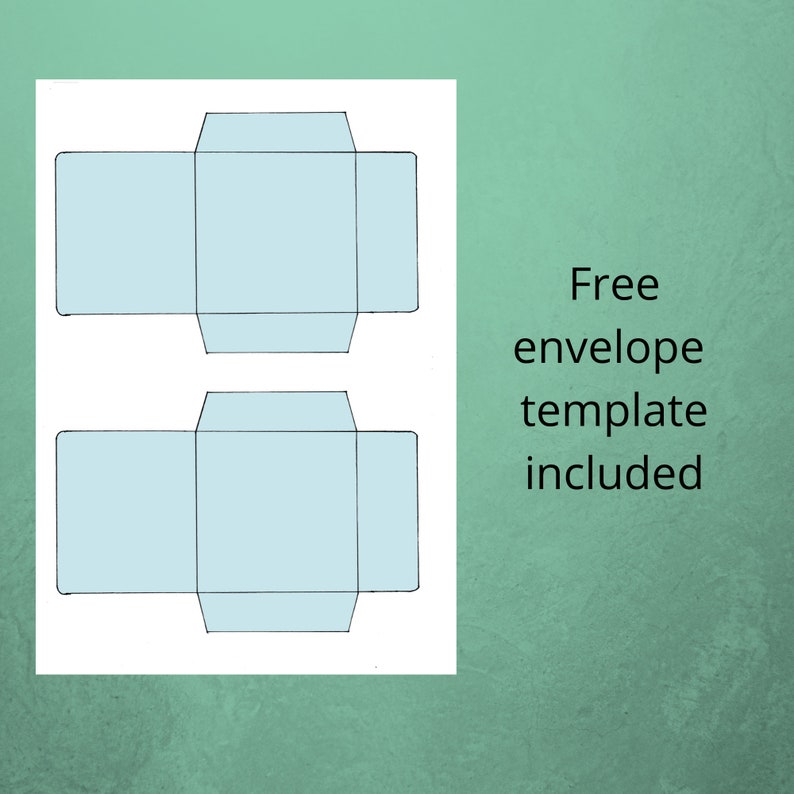 Set of 6 Floral Cards, Printable Mini Cards, Set of Flower Cards, Just ...