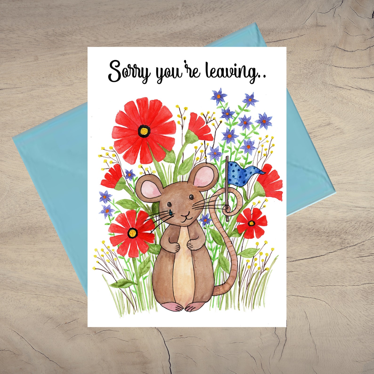 Sorry You're Leaving Card / Printable Card/ Leaving Card /goodbye Card ...