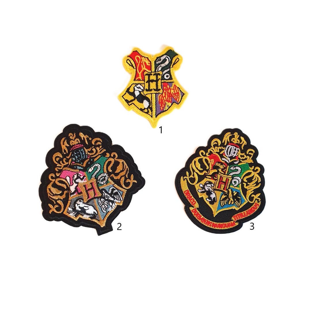 School Emblem Sewn on Patch Applique Iron on Embroidered for Clothing ...