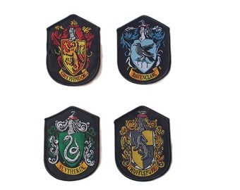 School Sewn on Logo Patches House Colors Embroidered Iron on Patches ...