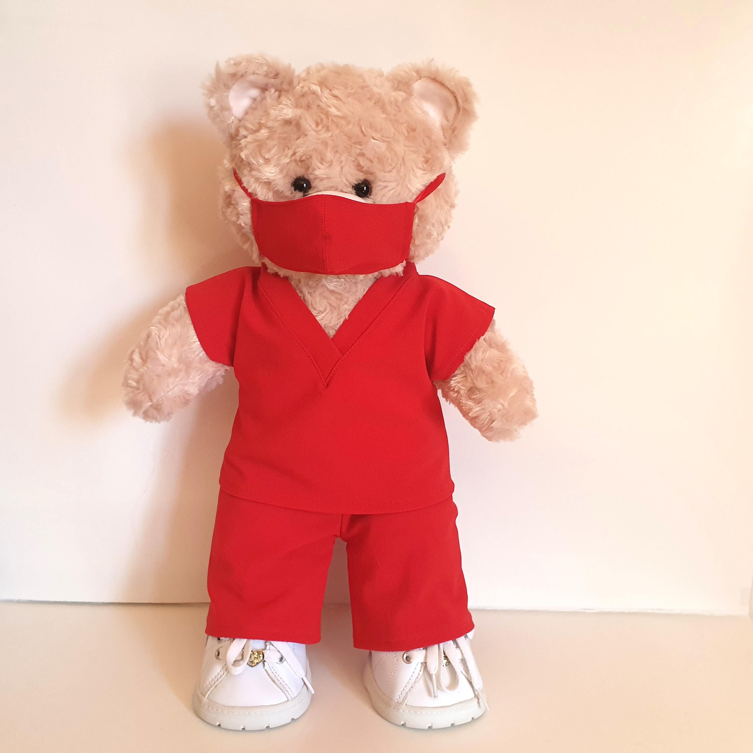 Handmade Doll Clothes Hospital Scrubs With Mask Nurse Doctor Fit 17 ...