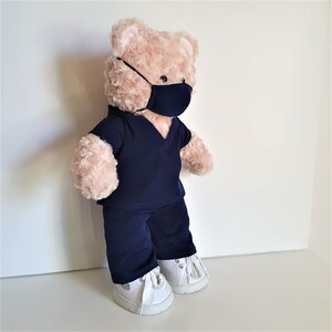 Handmade Doll Clothes Hospital Scrubs With Mask Nurse Doctor Fit 17 ...