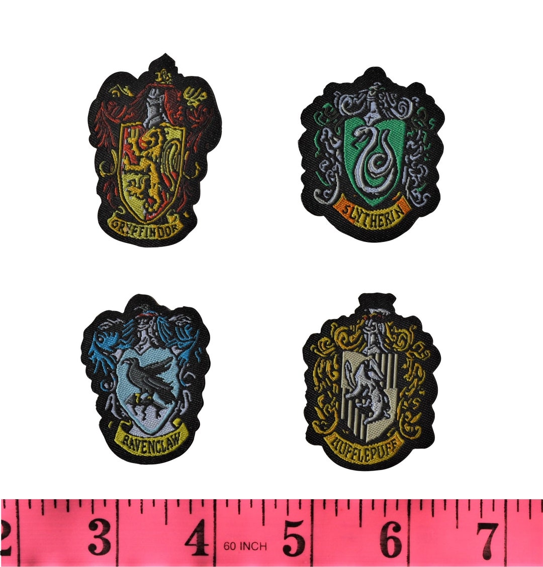 Small School Sewn on Logo Patches 2" X 1.5" House Colors Patches for ...
