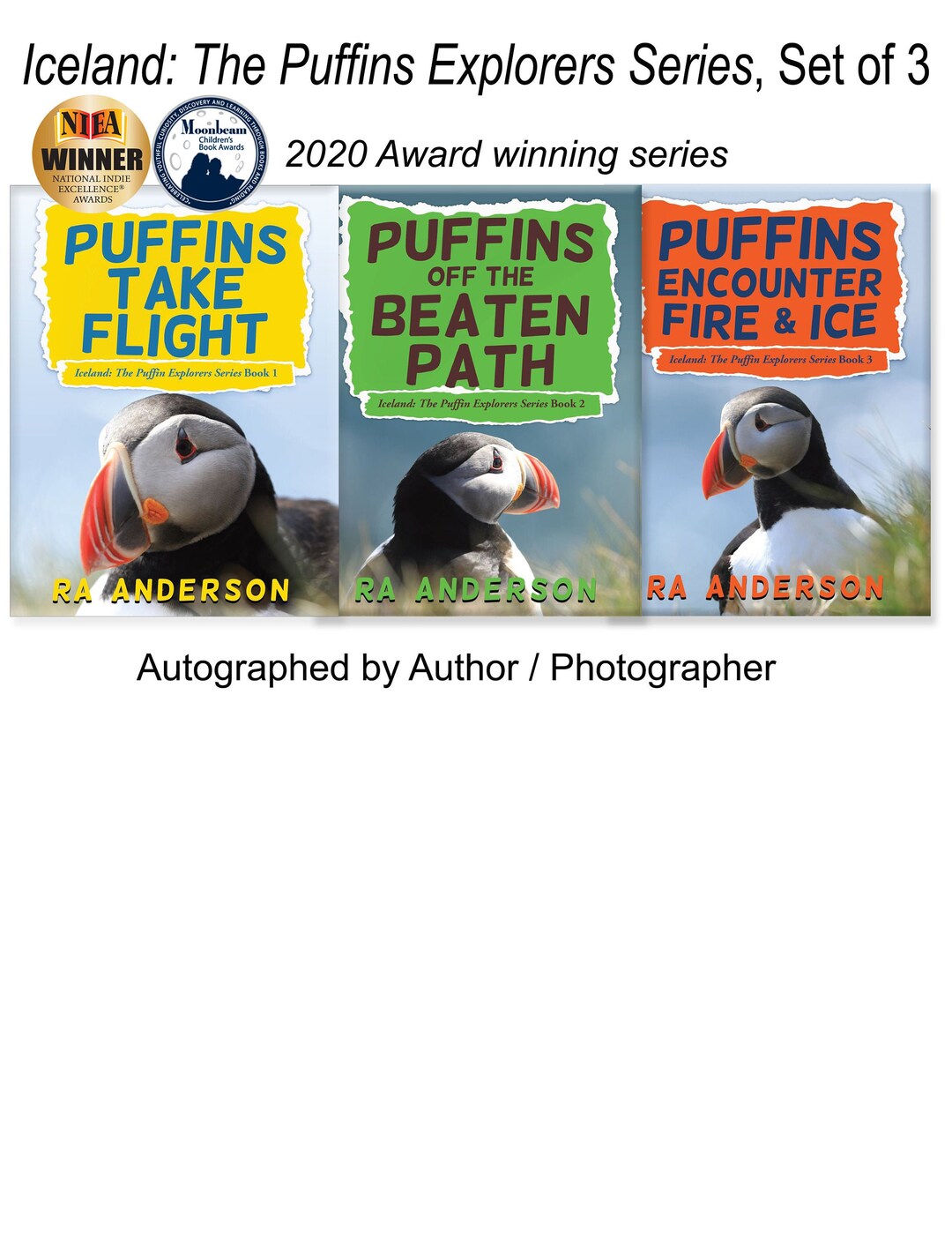 IJsland: The Puffin Explorers serie set van 3 boeken - Etsy Nederland