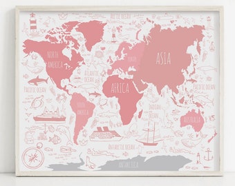 Girls room poster | Etsy