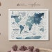 Nautical Nursery Art, Navy Blue Map for Kids, Printable World Map, Boys ...