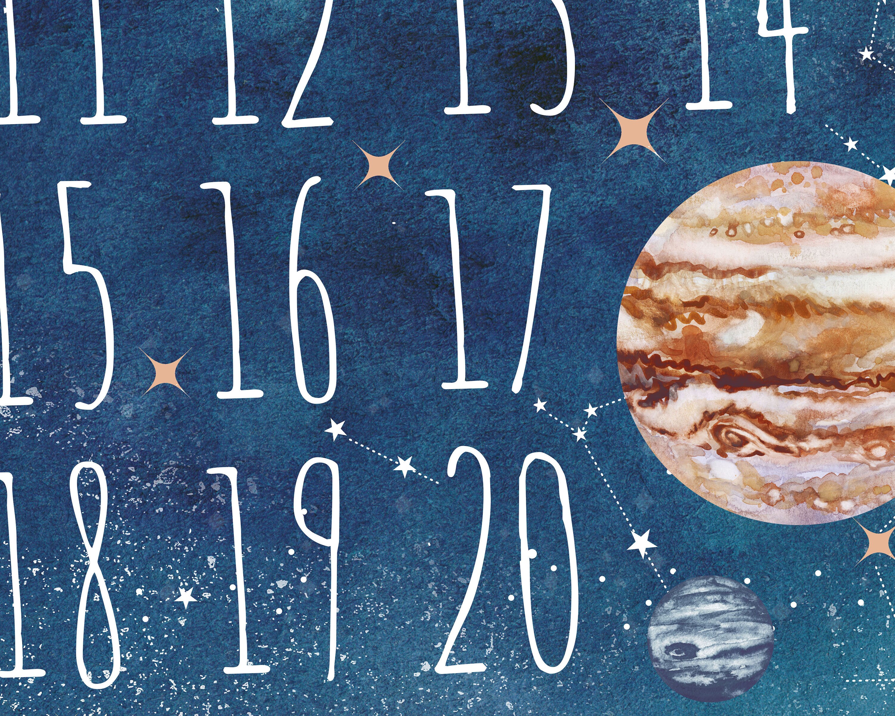 Solar System Print Set of 3 - Instant Download - Etsy