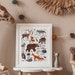 Woodland Animal Printable Art, Forest Nursery Decor, Woods Theme Print ...