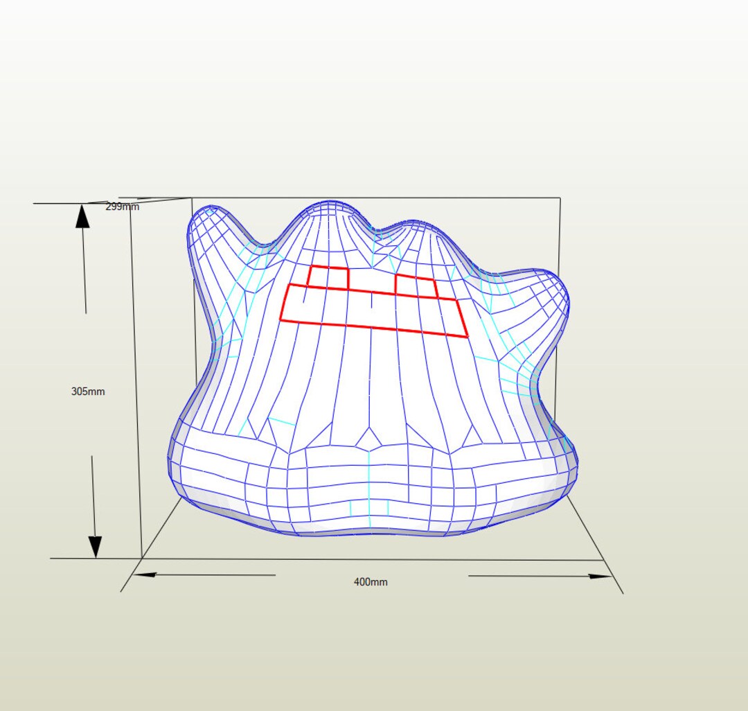 Ditto Pepakura File - Etsy