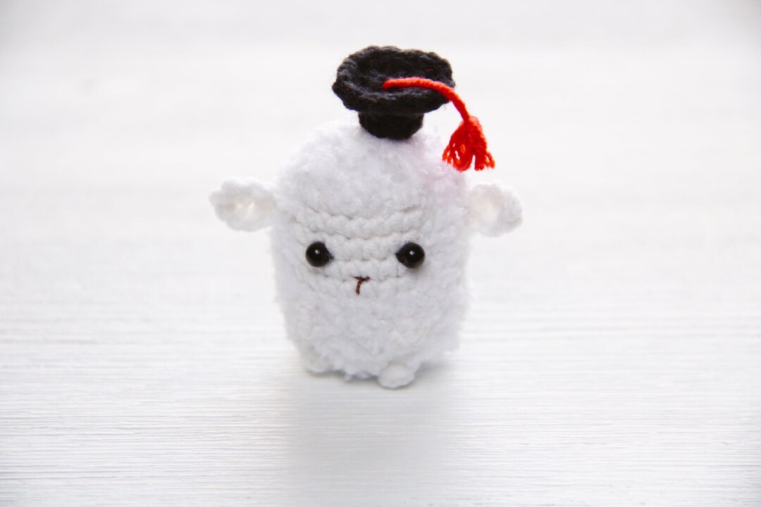Miniature Lamb Graduation Favor Stuffed Sheep Grad Cap Gift - Etsy