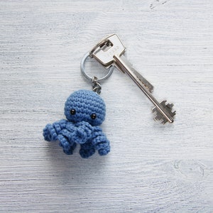 Mini Keychain Gift Plush Octopus - Etsy