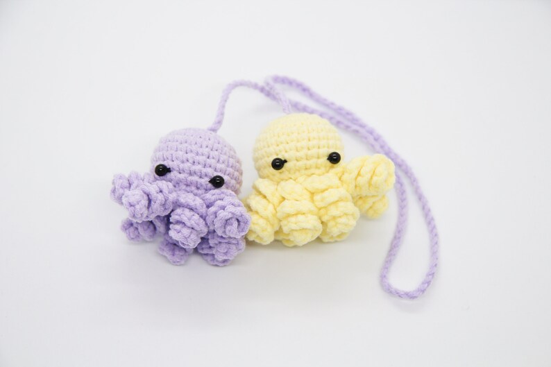 Rear View Mirror Octopus Toy - Etsy