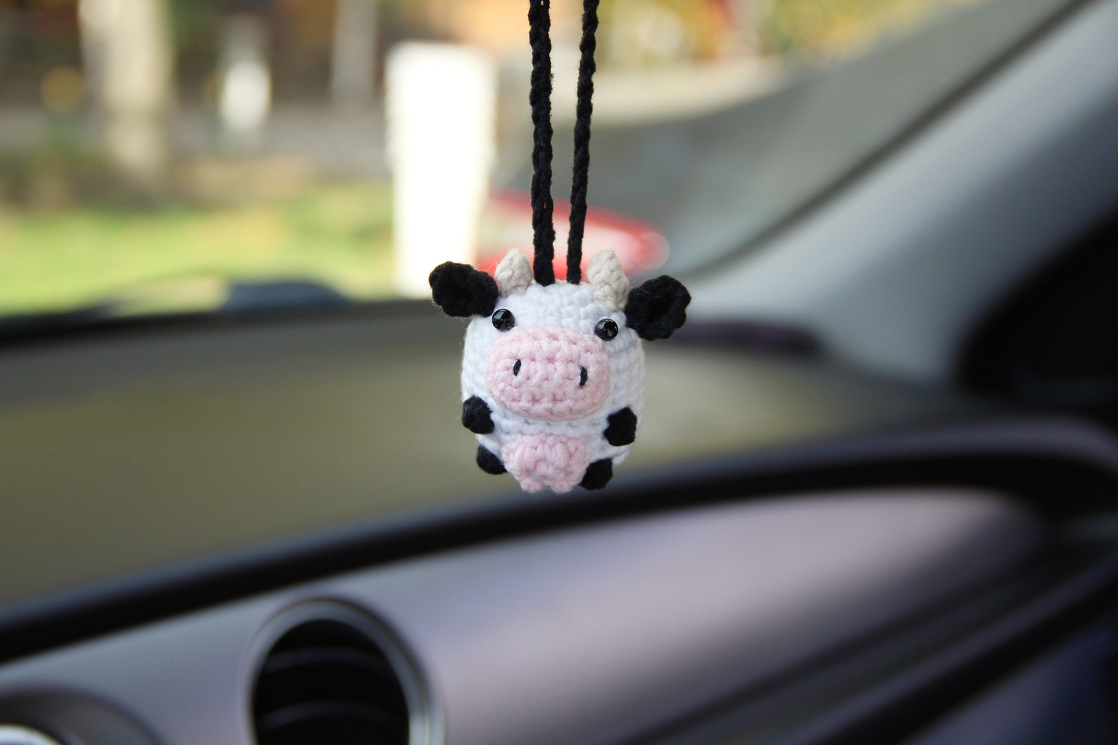 Cow Car Accessories New Car Gift for Her | Etsy