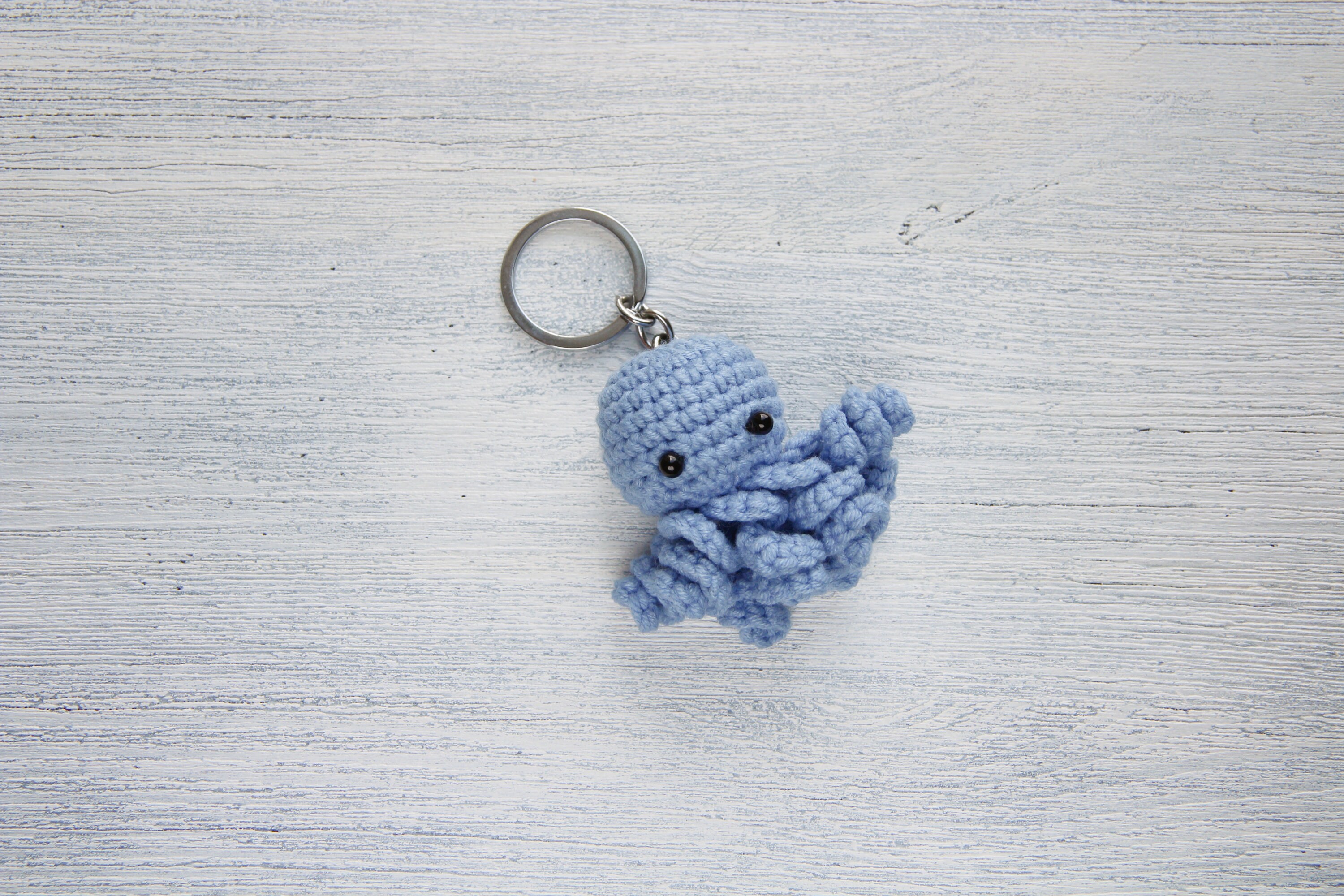 Mini keychain gift plush octopus | Etsy