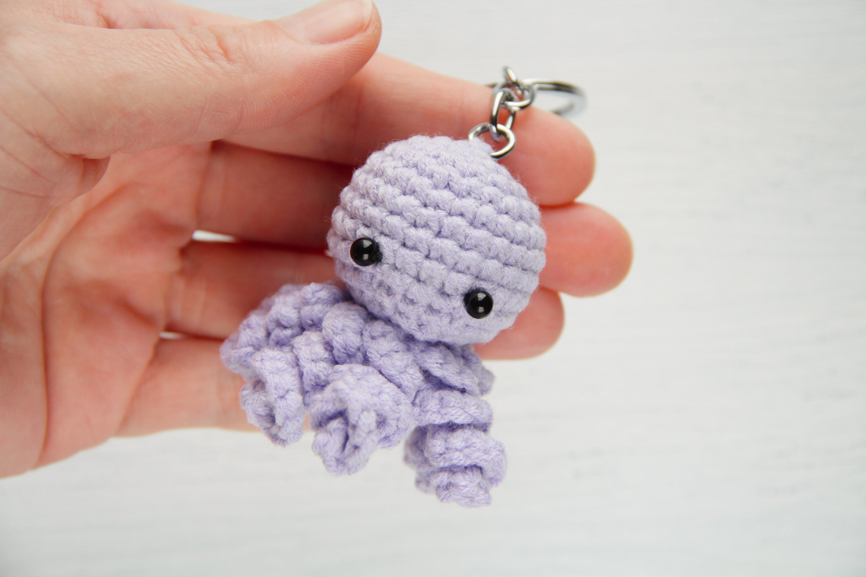 Crochet Keychain Octopus Toy - Etsy Sweden