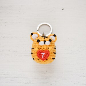 Tiger Plush Keychain Personalized Fun Gift - Etsy
