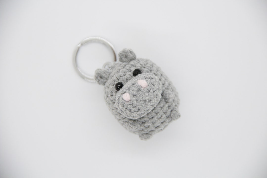 Hippo Keychain - Etsy