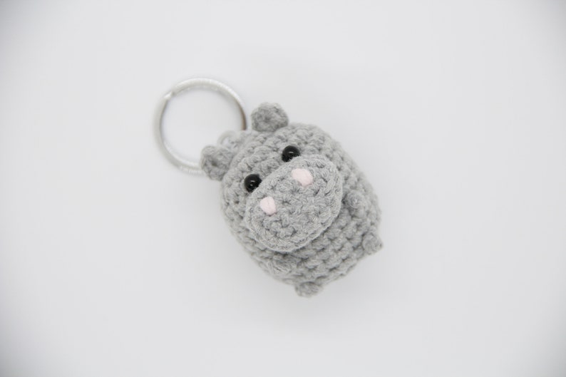 Hippo Keychain - Etsy