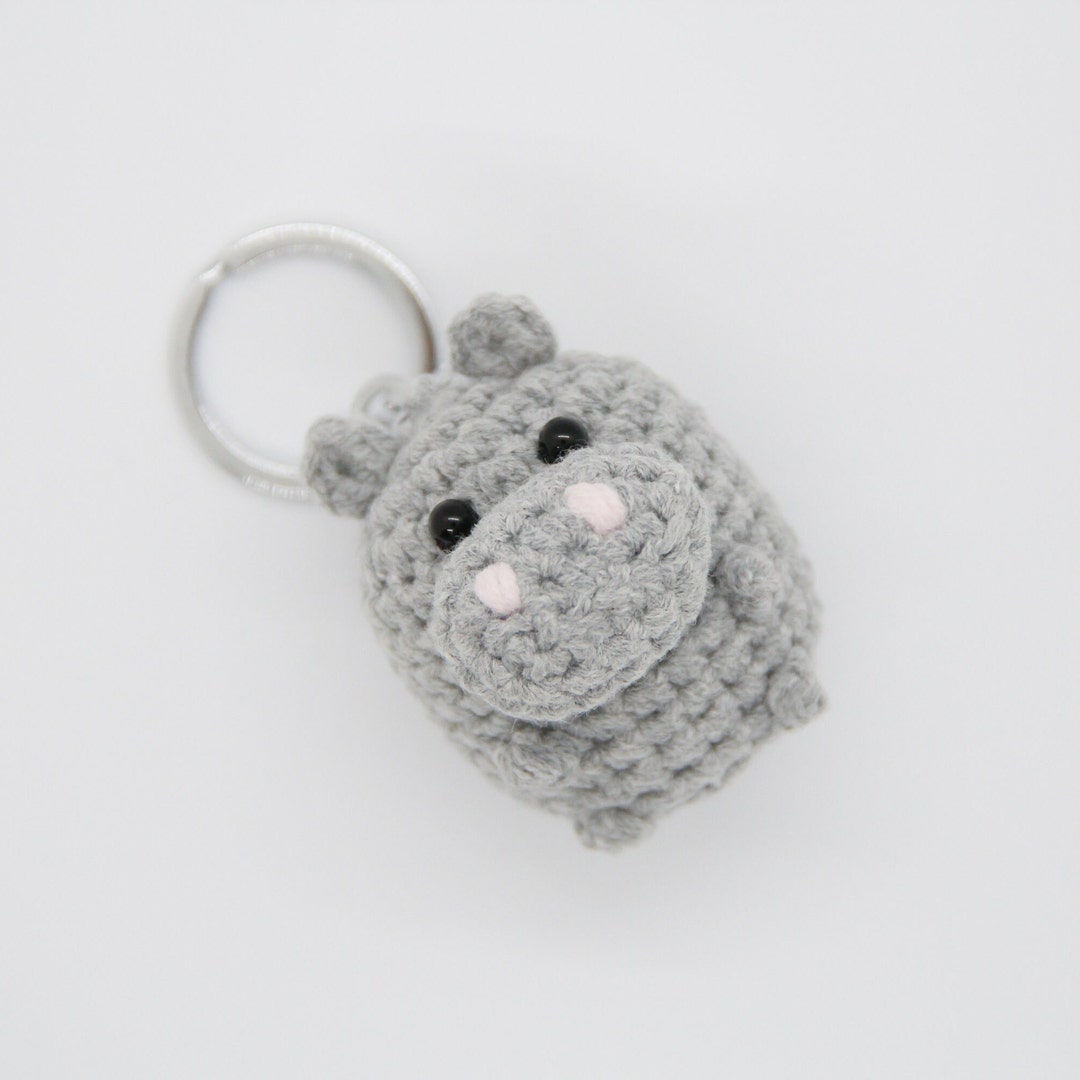Hippo Keychain - Etsy