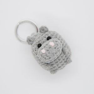 Hippo Keychain - Etsy