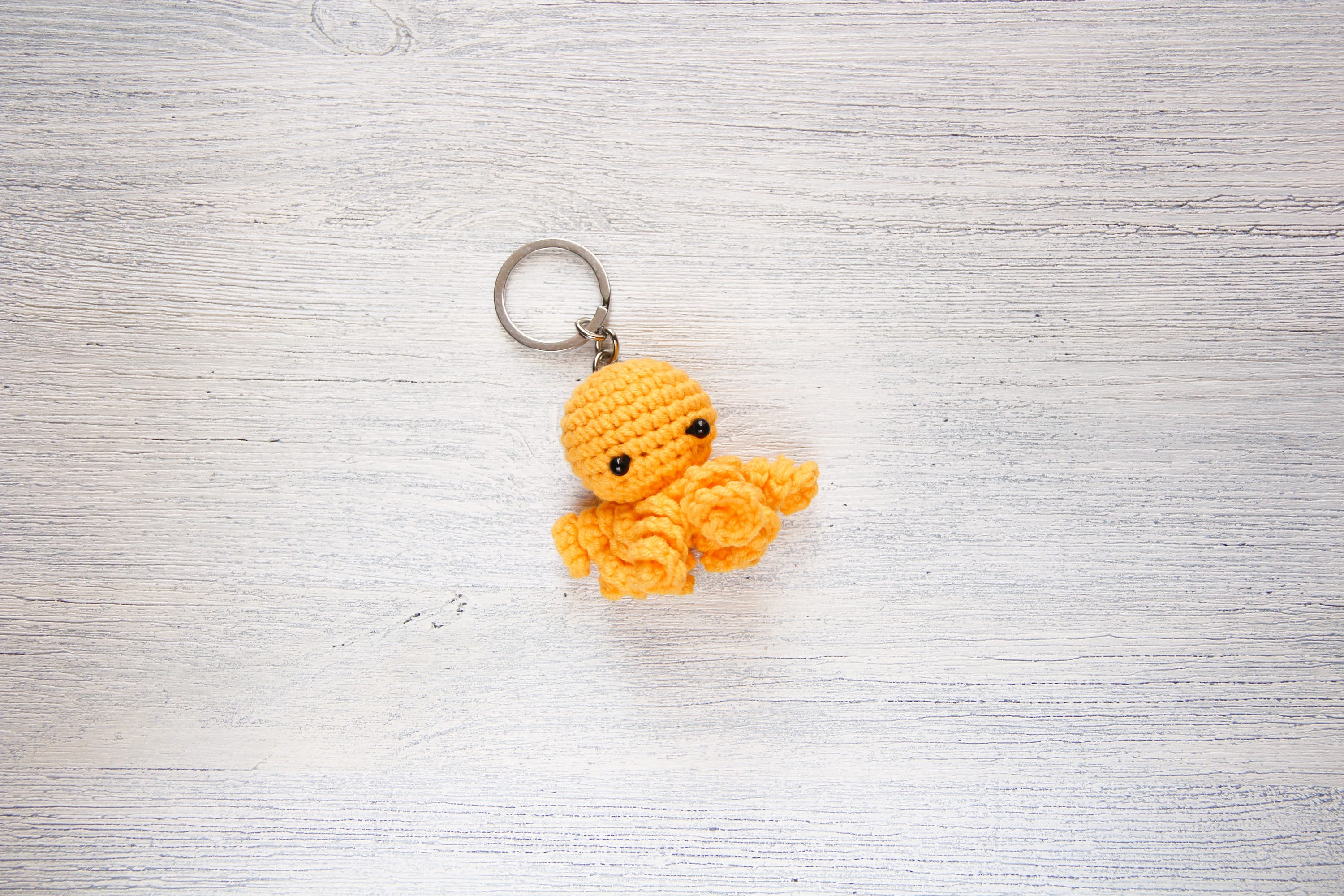 Crochet keychain octopus toy | Etsy