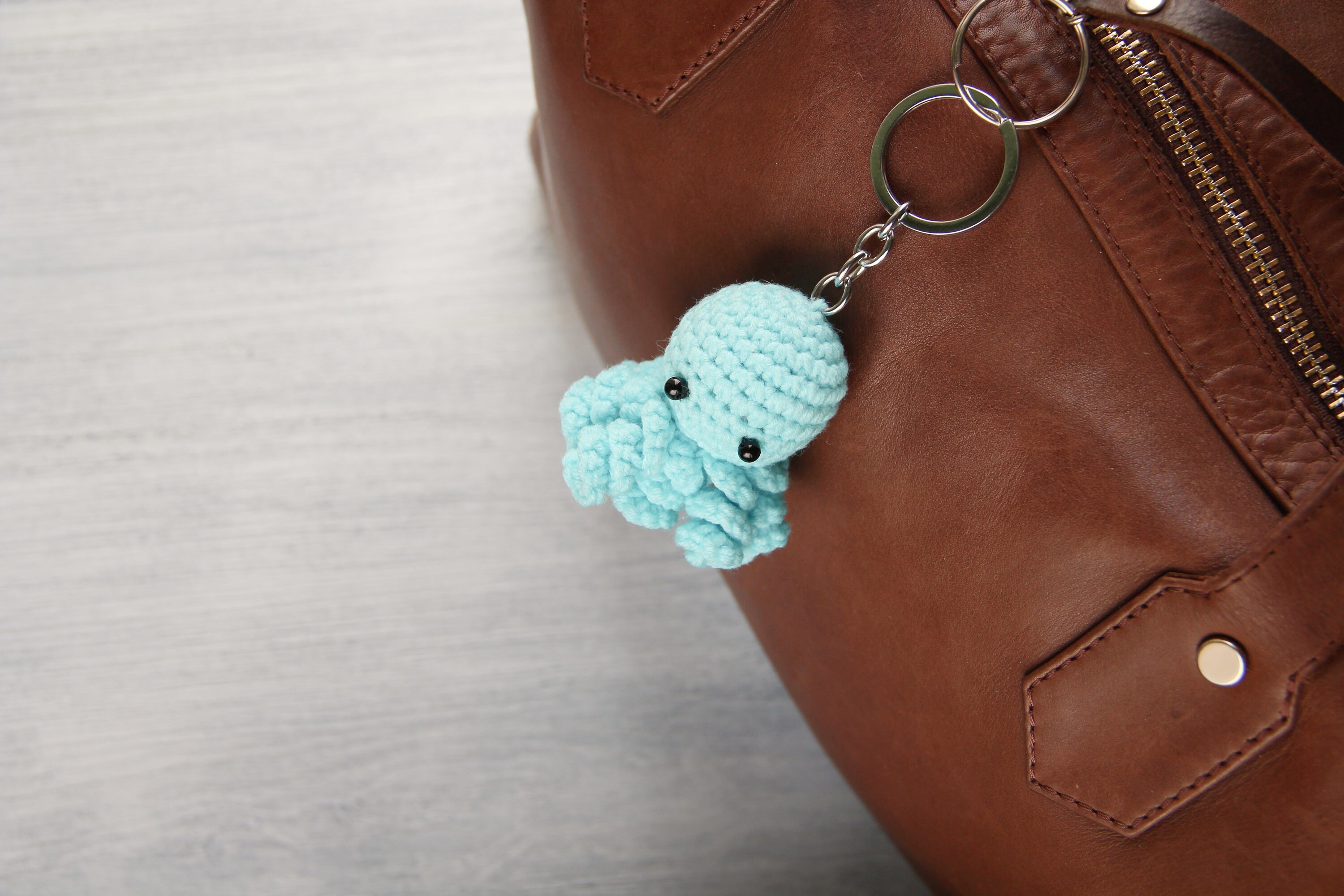 Mini Keychain Gift Plush Octopus - Etsy UK