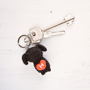 Personalized Lab Pet Keychain Black Labrador Gift - Etsy
