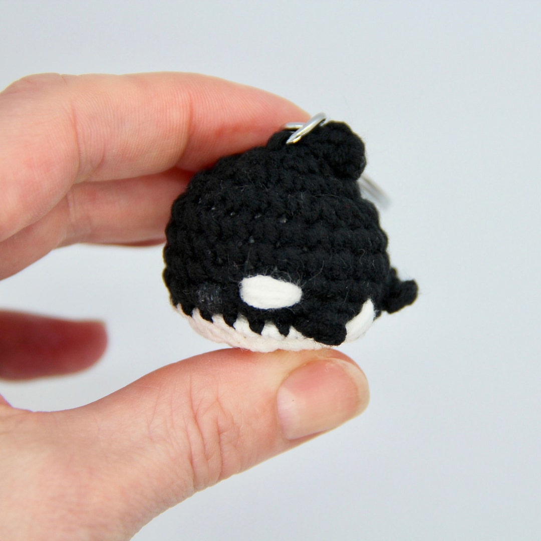 Crochet Orca Keychain: Whale Keyring - Etsy