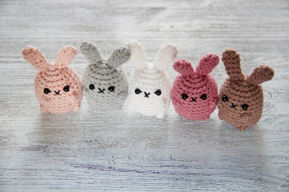Tiny Bunny Crochet Small Animal - Etsy