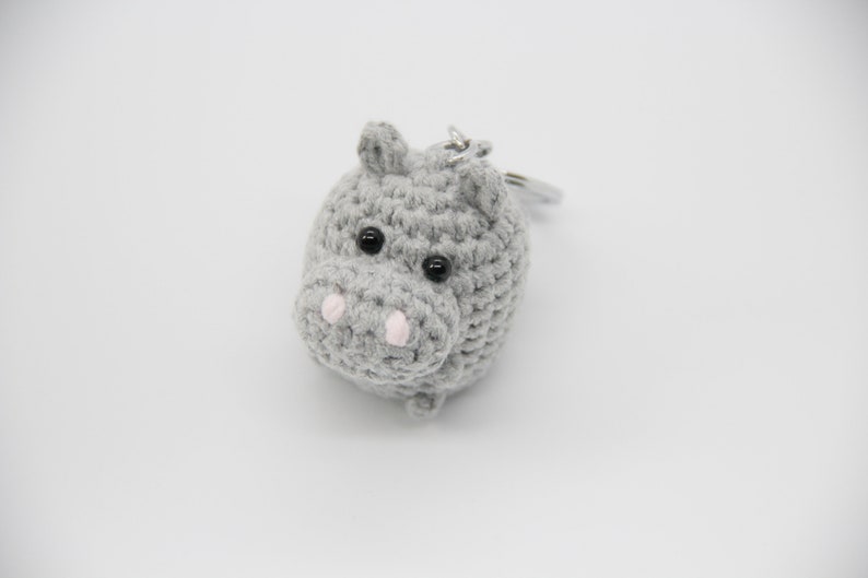 Hippo Keychain - Etsy