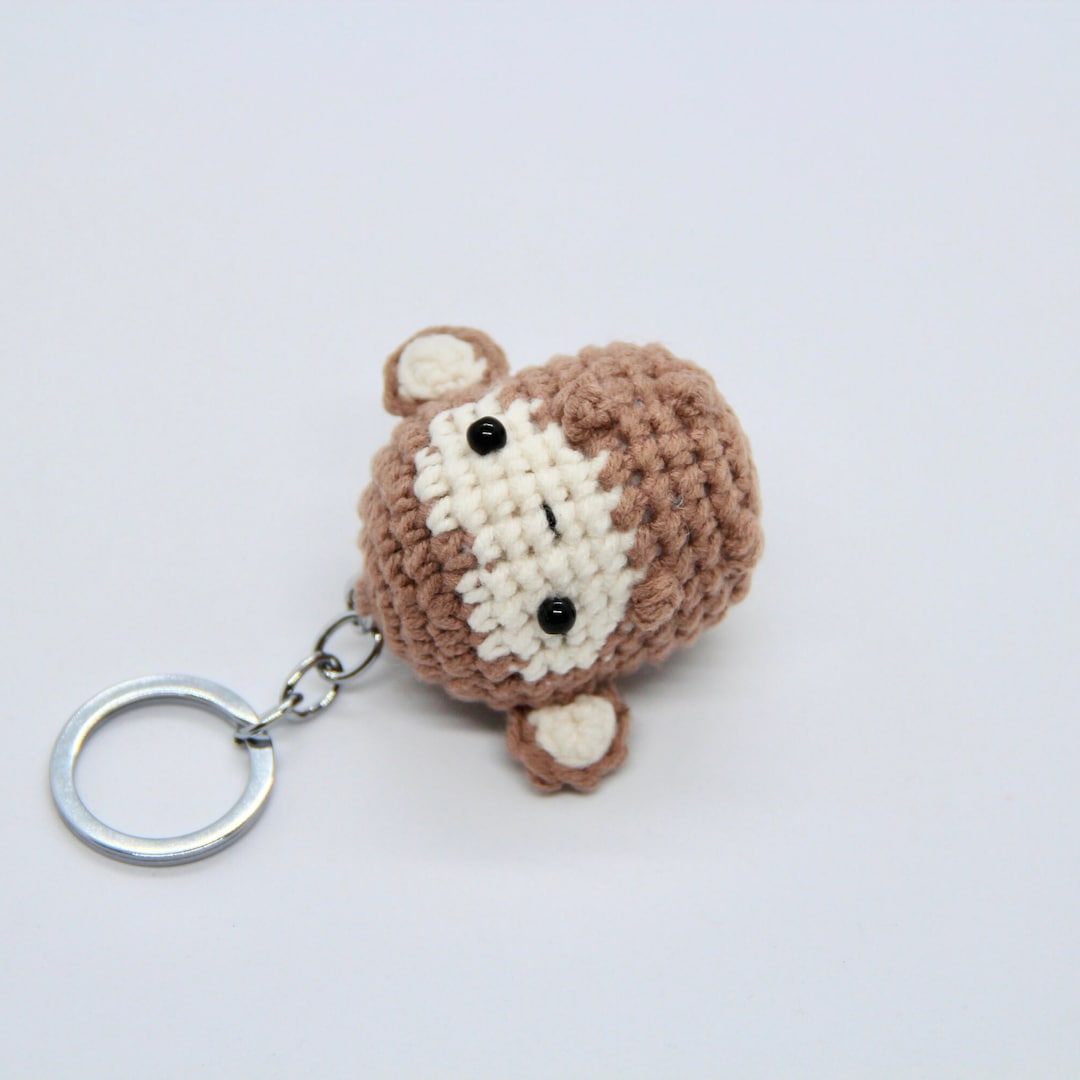 Little Monkey Crochet Keychain - Etsy