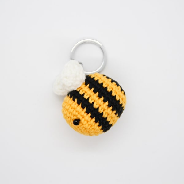 Bumble Bee Keychain - Etsy