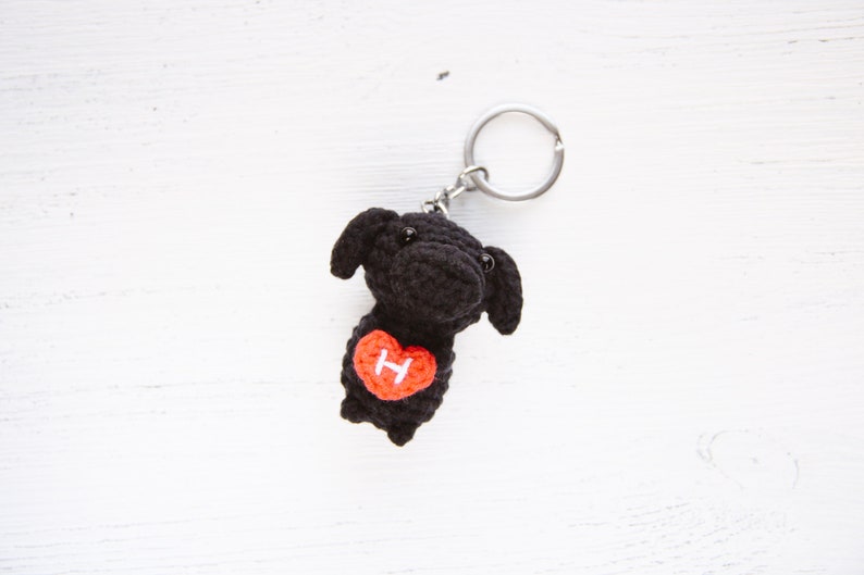 Personalized Lab Pet Keychain Black Labrador Gift - Etsy