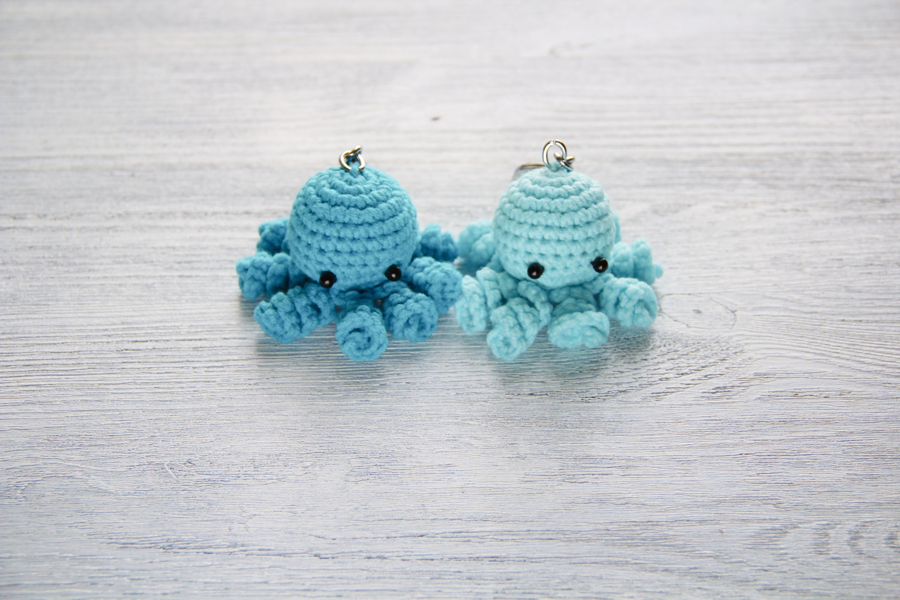 Mini keychain gift plush octopus | Etsy