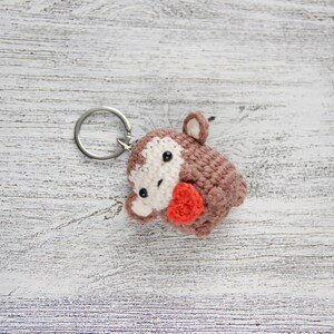 Little Monkey Crochet Keychain - Etsy