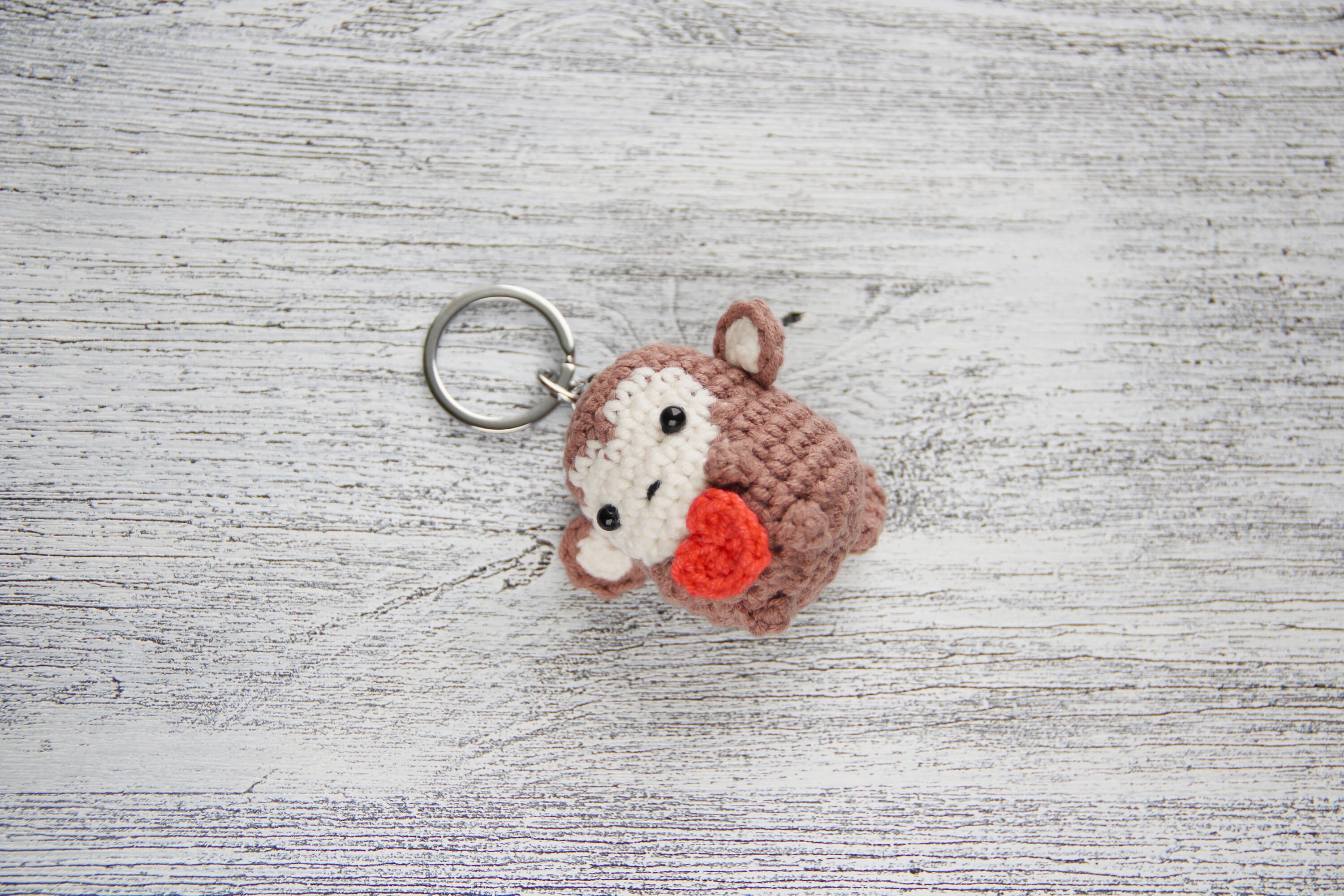 Little Monkey Crochet Keychain - Etsy
