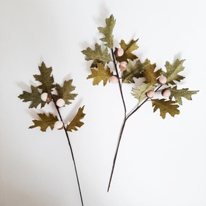 Felt Oak Tree Brand With Acorns, Secret Santa Gift, Scandinavian Nordic ...