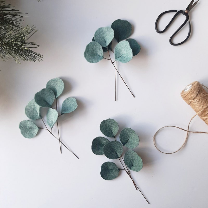 Felt Eucalyptus - Etsy