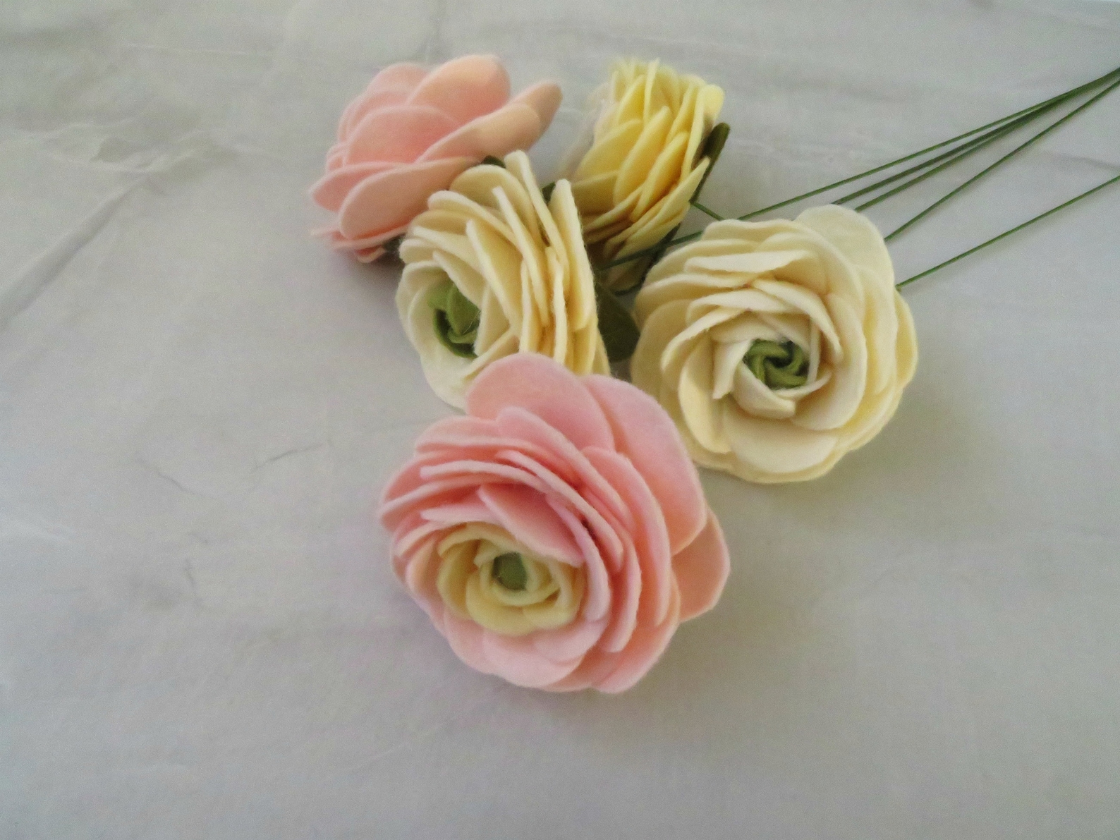 Wool Blend Felt Ranunculus Will You Be My Bridesmaid Gift | Etsy