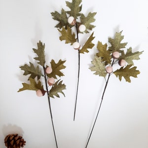 Felt Oak Tree Brand With Acorns, Secret Santa Gift, Scandinavian Nordic ...