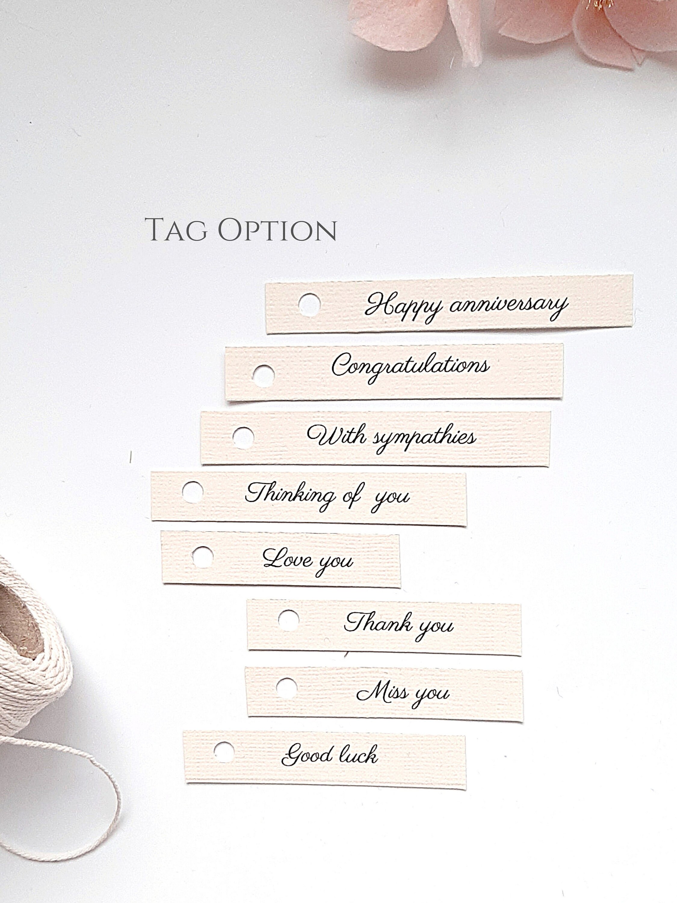 Clear Glass Vase With Personalised Message for Mini Flower Series, Test ...