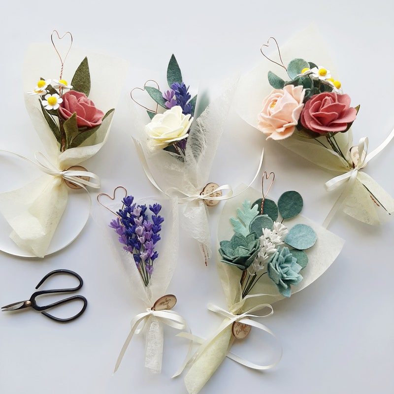 Mini Flower Bouquet - Etsy