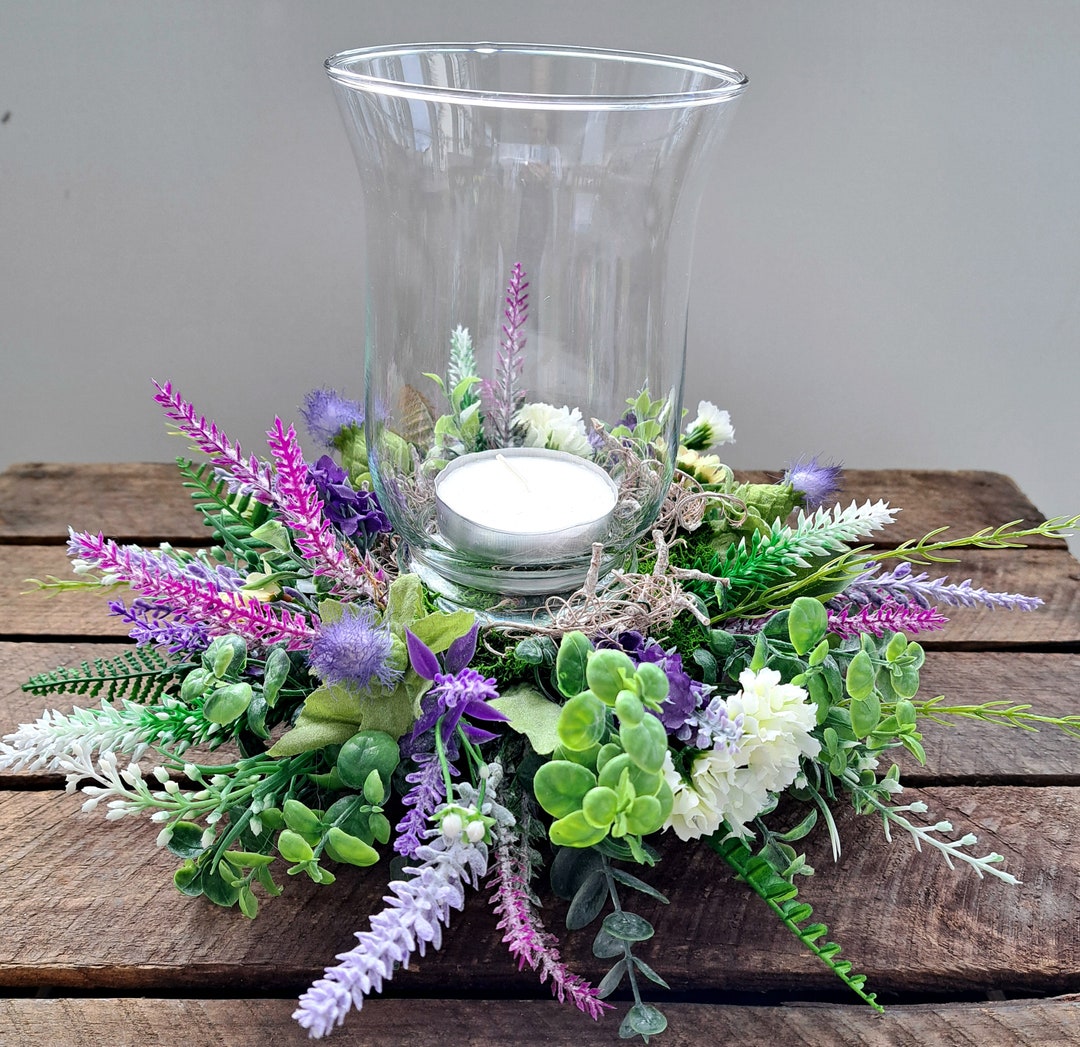 Artificial Scottish Thistlehurricane Centerpiece Arrangement - Etsy