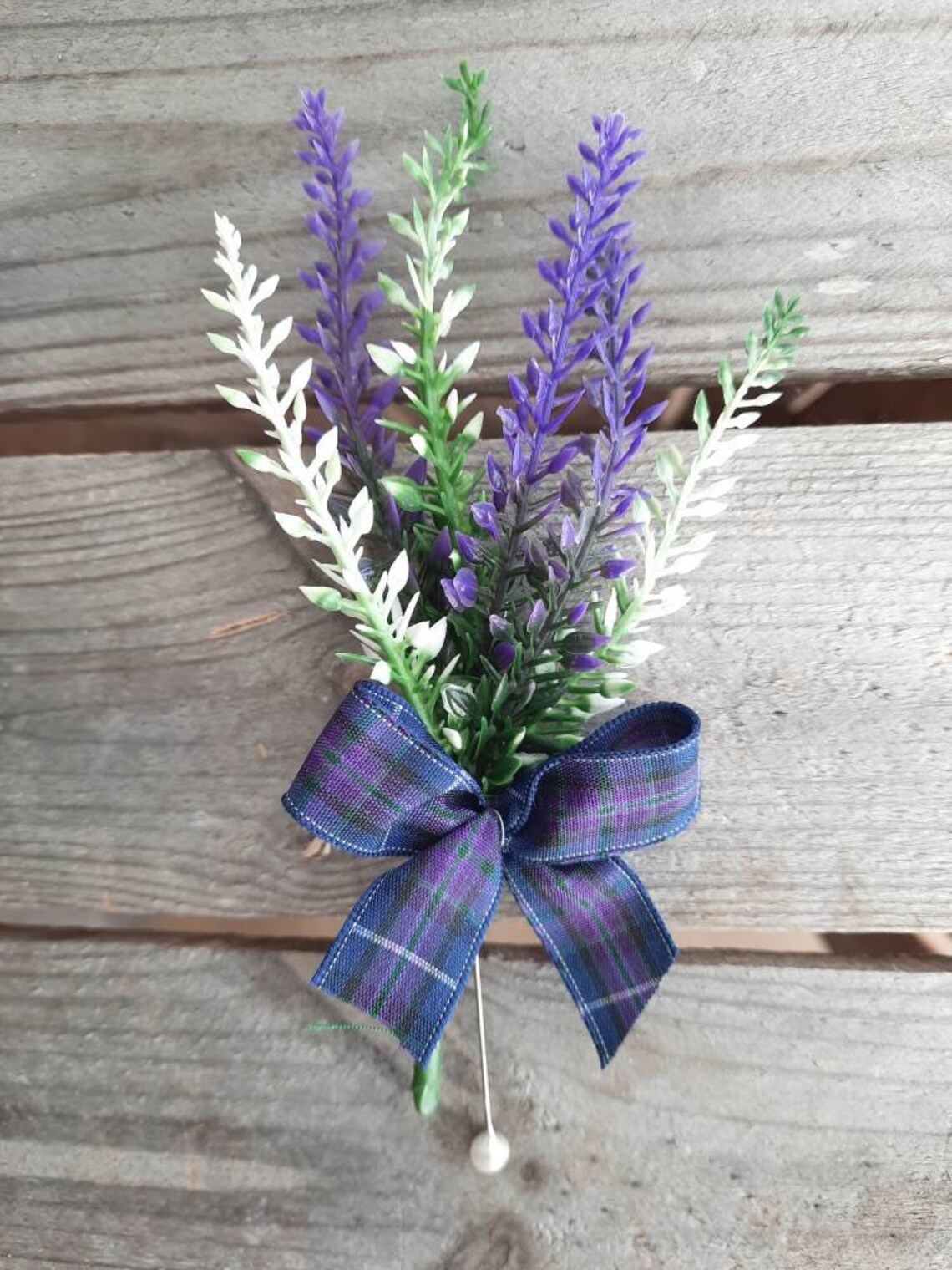 Scottish Heather Artificial Buttonhole/bouttonniere Choice of | Etsy