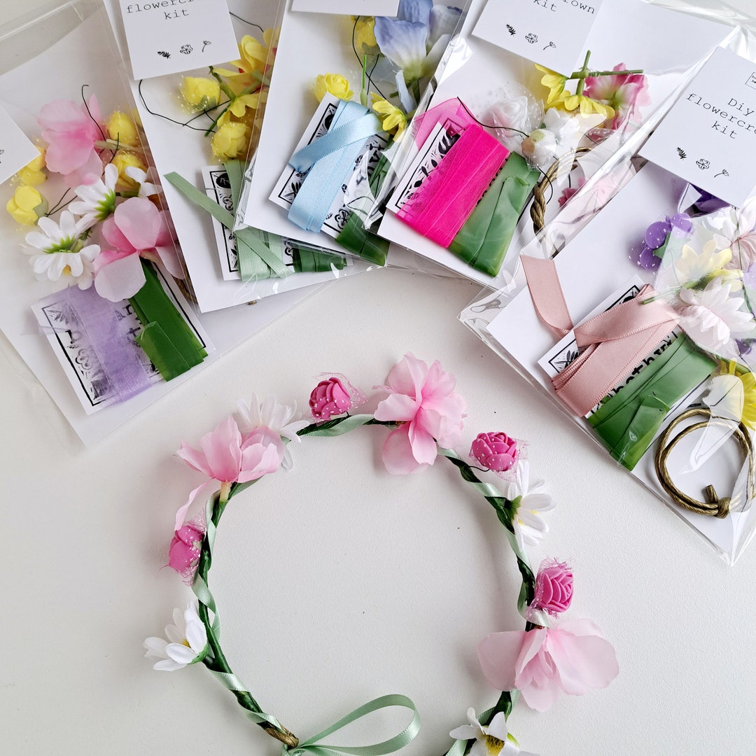 Artificial Flower Crown Diy Kits - Etsy