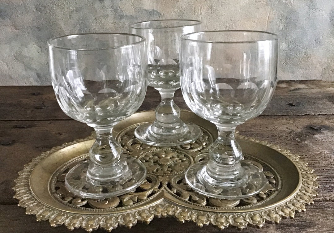 Antique Rummer Glasses, French Antique Blown Goblet France, French ...