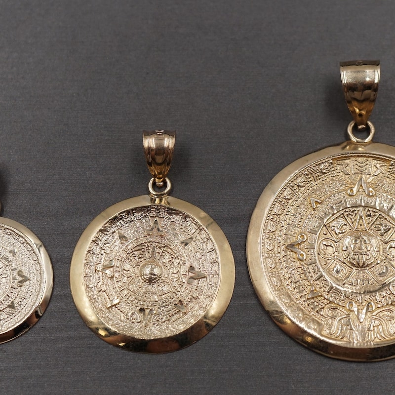 Gold Aztec Calendar - Etsy