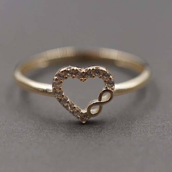 Gold Infinity Ring - Etsy