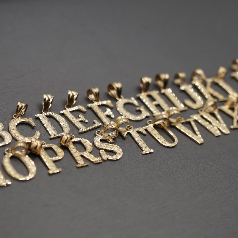 Diamond Letters Charm B - Etsy